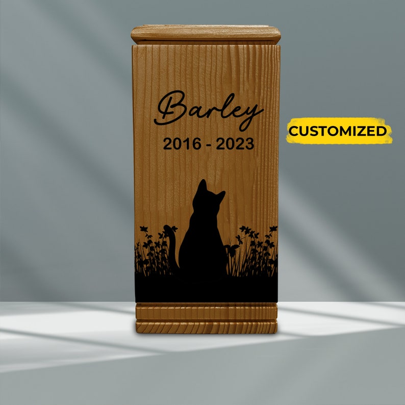 Personalized Cat Urn Cremation Urn for Cat Ashes Pet Urn - Etsy