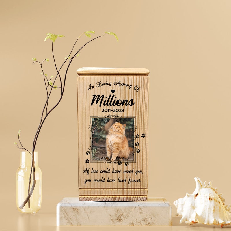 Personalized Pet Urns Cat - Etsy