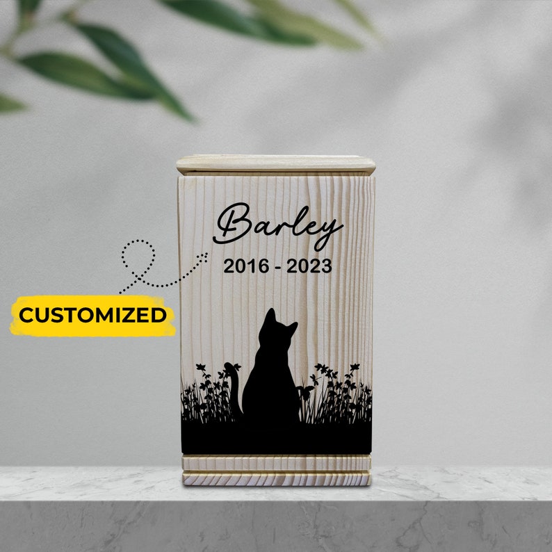 Personalized Cat Urn Cremation Urn for Cat Ashes Pet Urn - Etsy