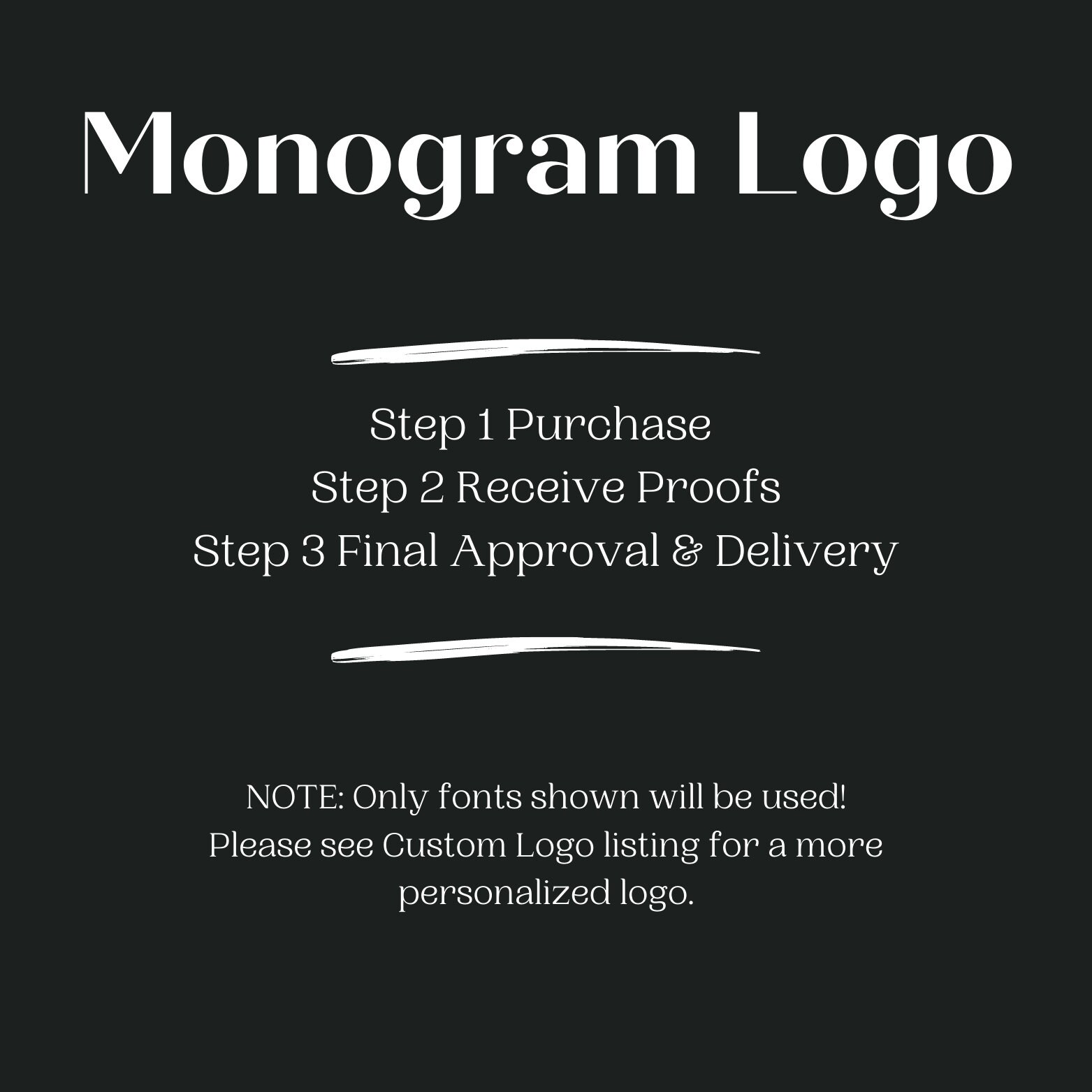 Monogram Logo Design - Etsy