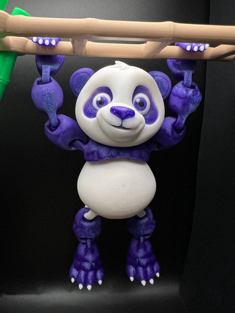 Flexi Factory Panda! Also Available Display Stand! - Etsy
