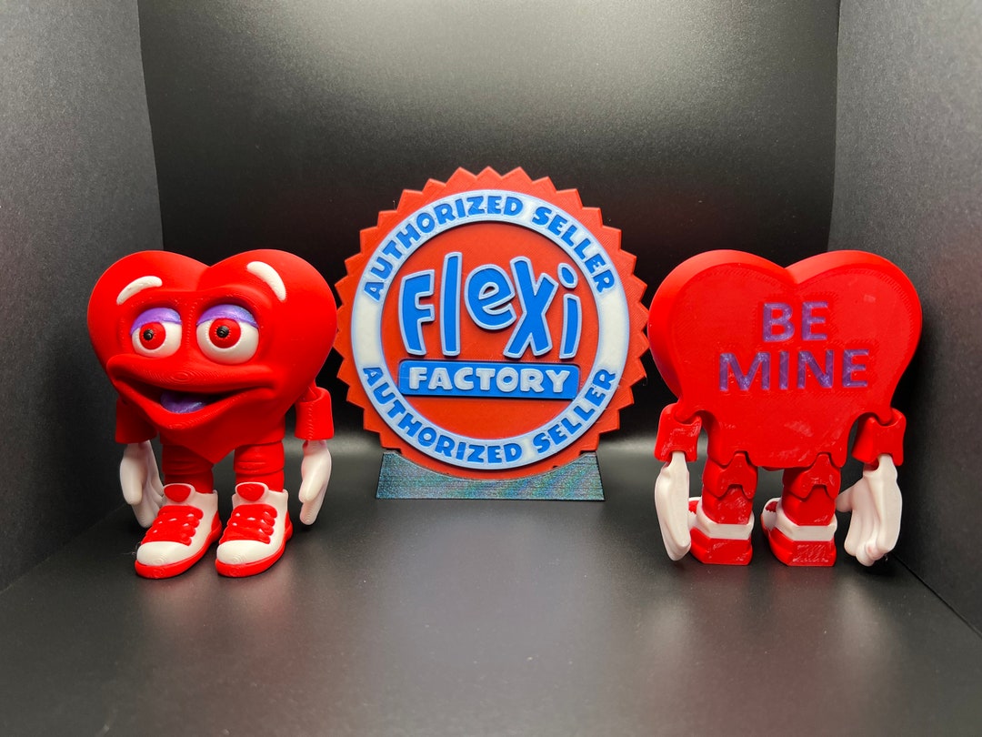 Flexi Factory Herbert the Valentines Heart! Now Available in Multicolor ...