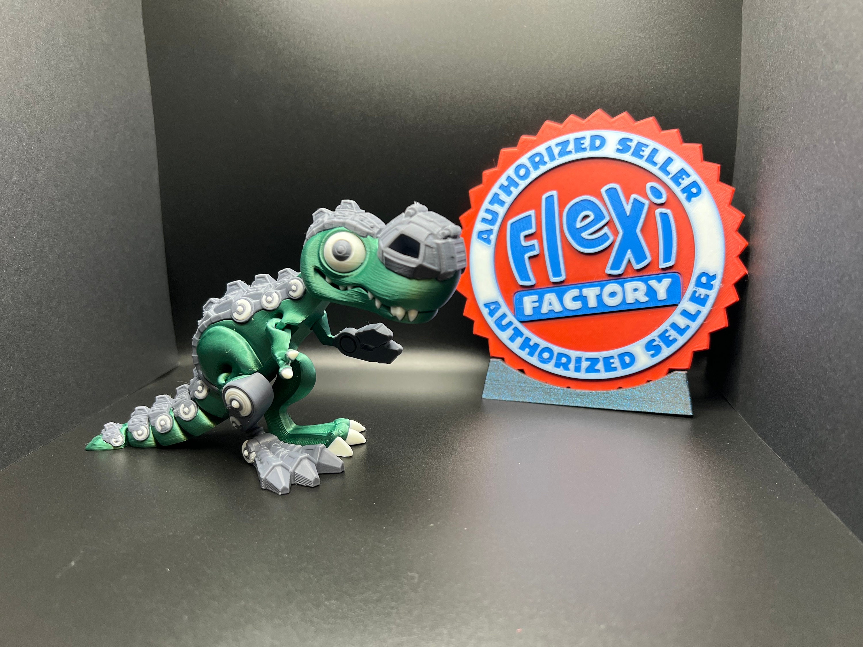 Flexi Factory Cyborg T-rex! Now Available in Multicolor! - Etsy