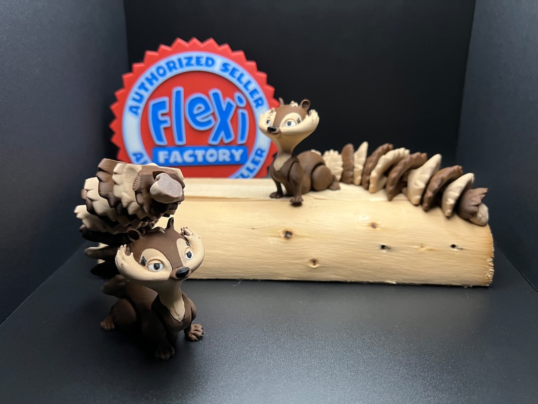 Flexi Factory Squirrel! Now Available in Multicolor! - Etsy