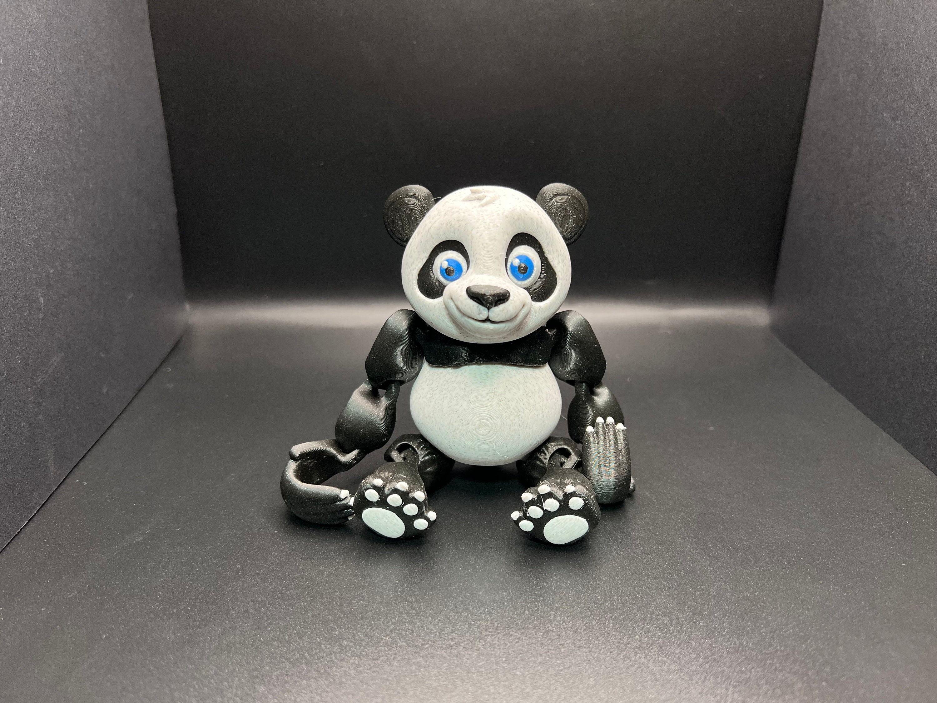 Flexi Factory Panda! Also Available Display Stand! - Etsy