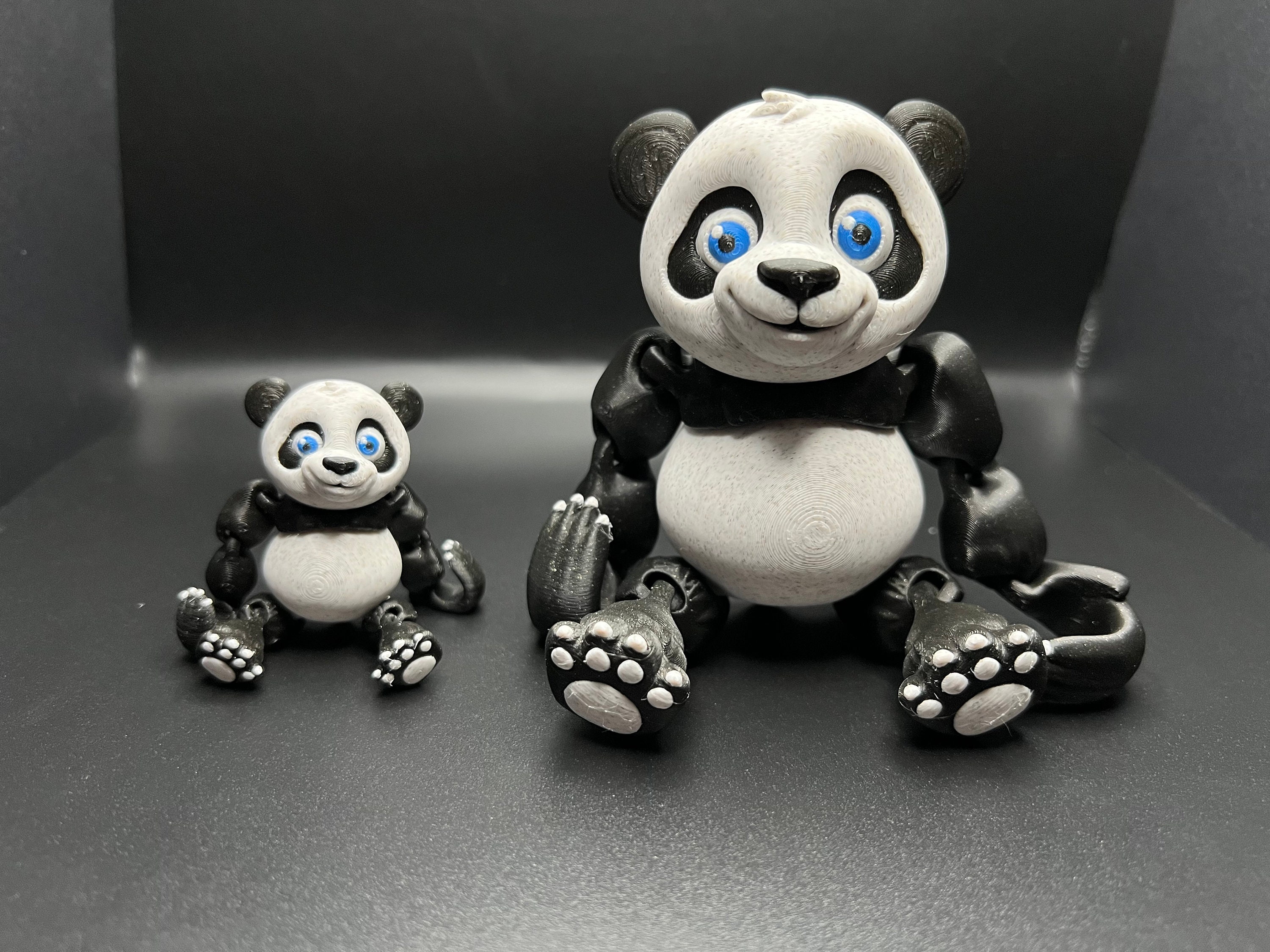 Flexi Factory Panda! Also Available Display Stand! - Etsy