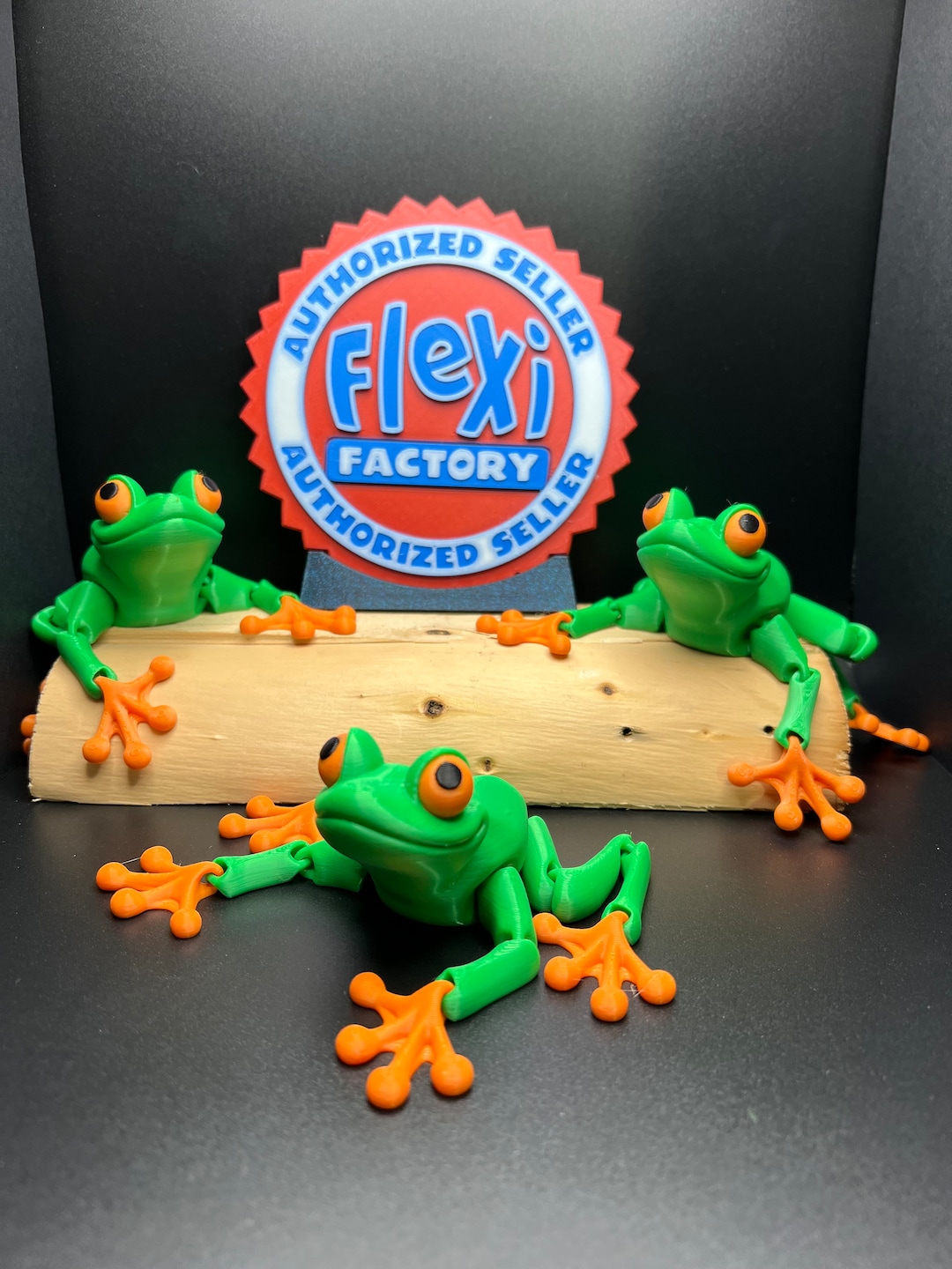 Flexi Factory Frog! Printed in Multiple Colors! - Etsy