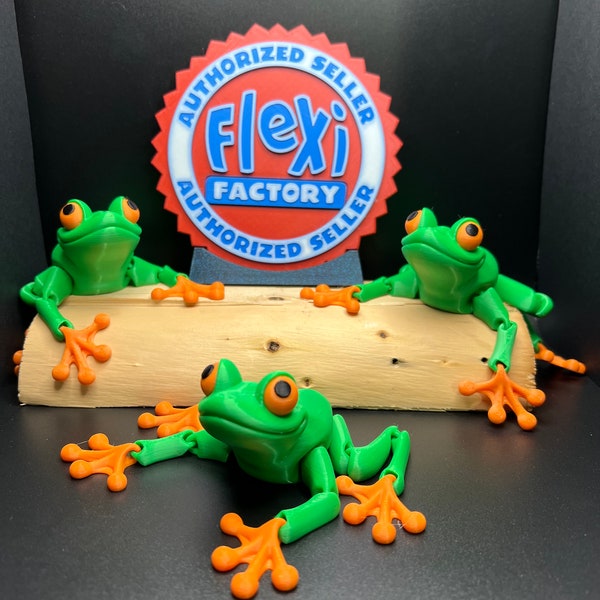 Flexi Frog - Etsy
