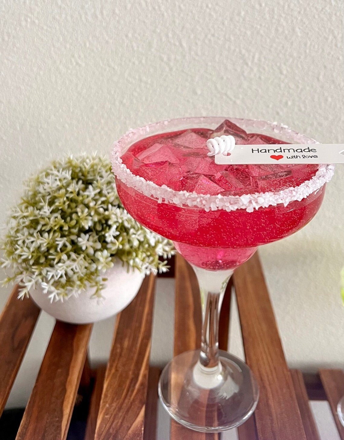 Scented Margarita Gel Candle | Cocktail With Salted Rim - Etsy