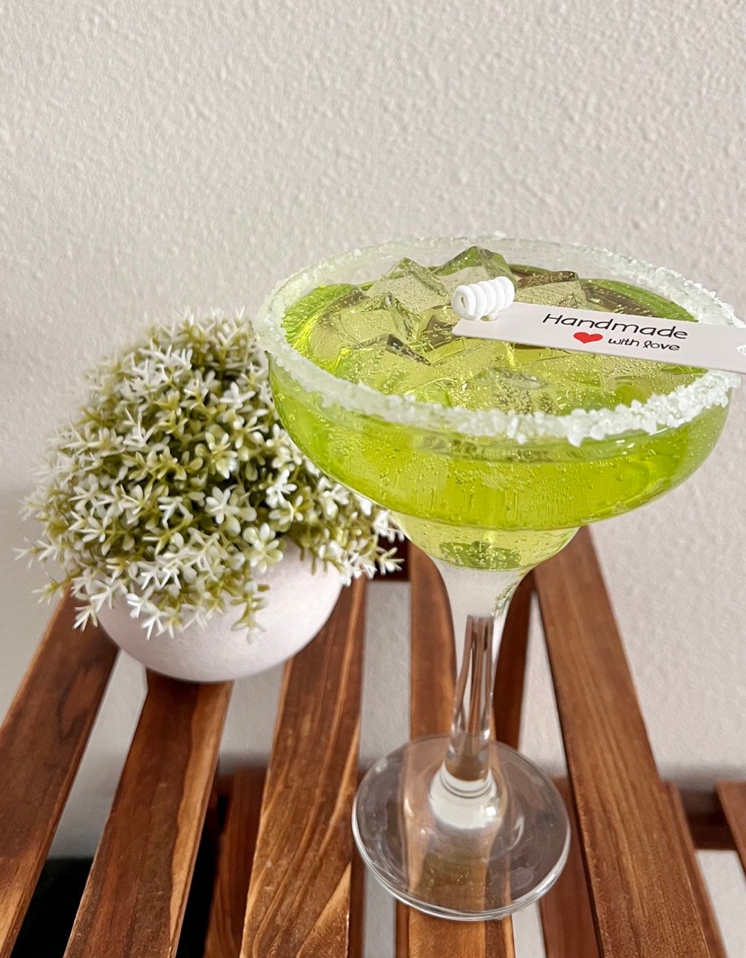 Scented Margarita Gel Candles | Cocktail Gel Candles With Salted Rim - Etsy