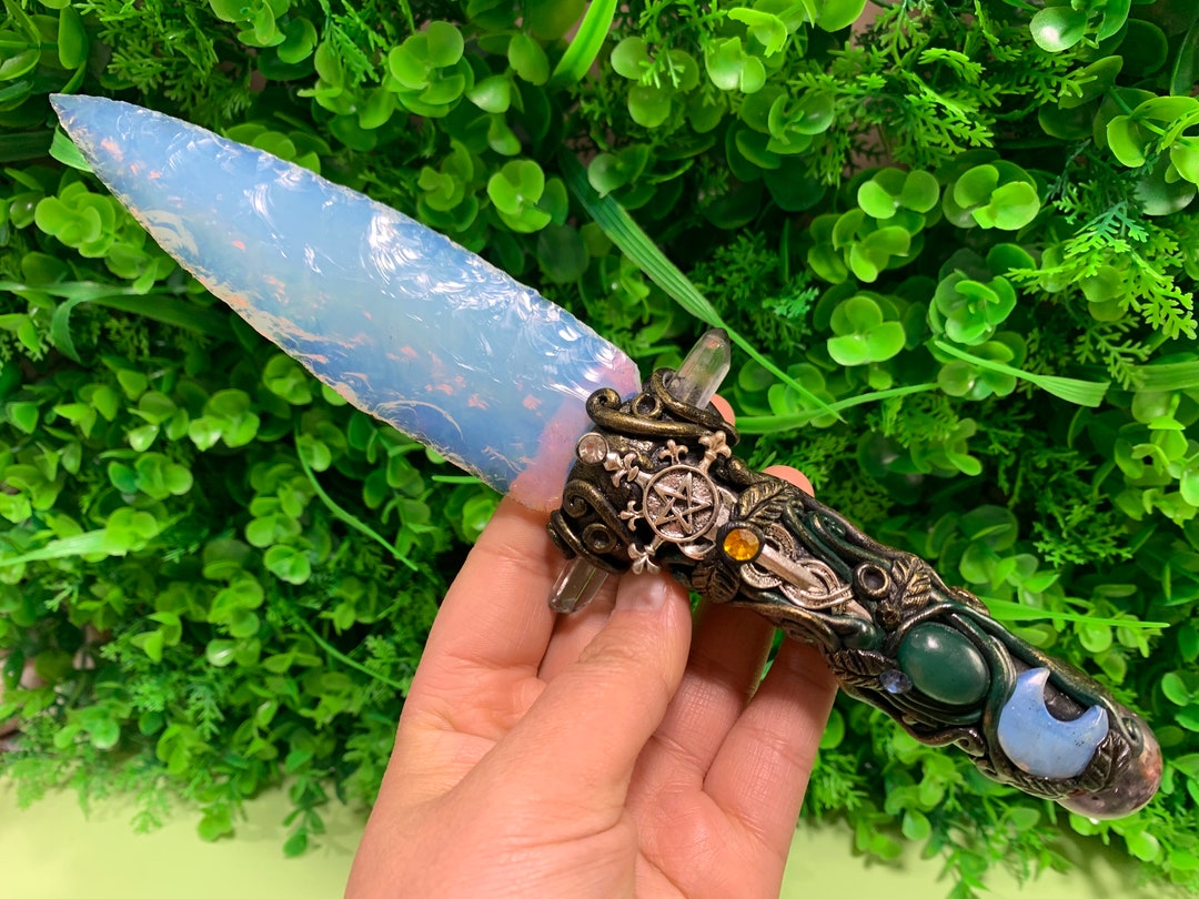 9.8opalite Dagger Crystal Hand Carved Diy Knife Home Decoration Crystal ...