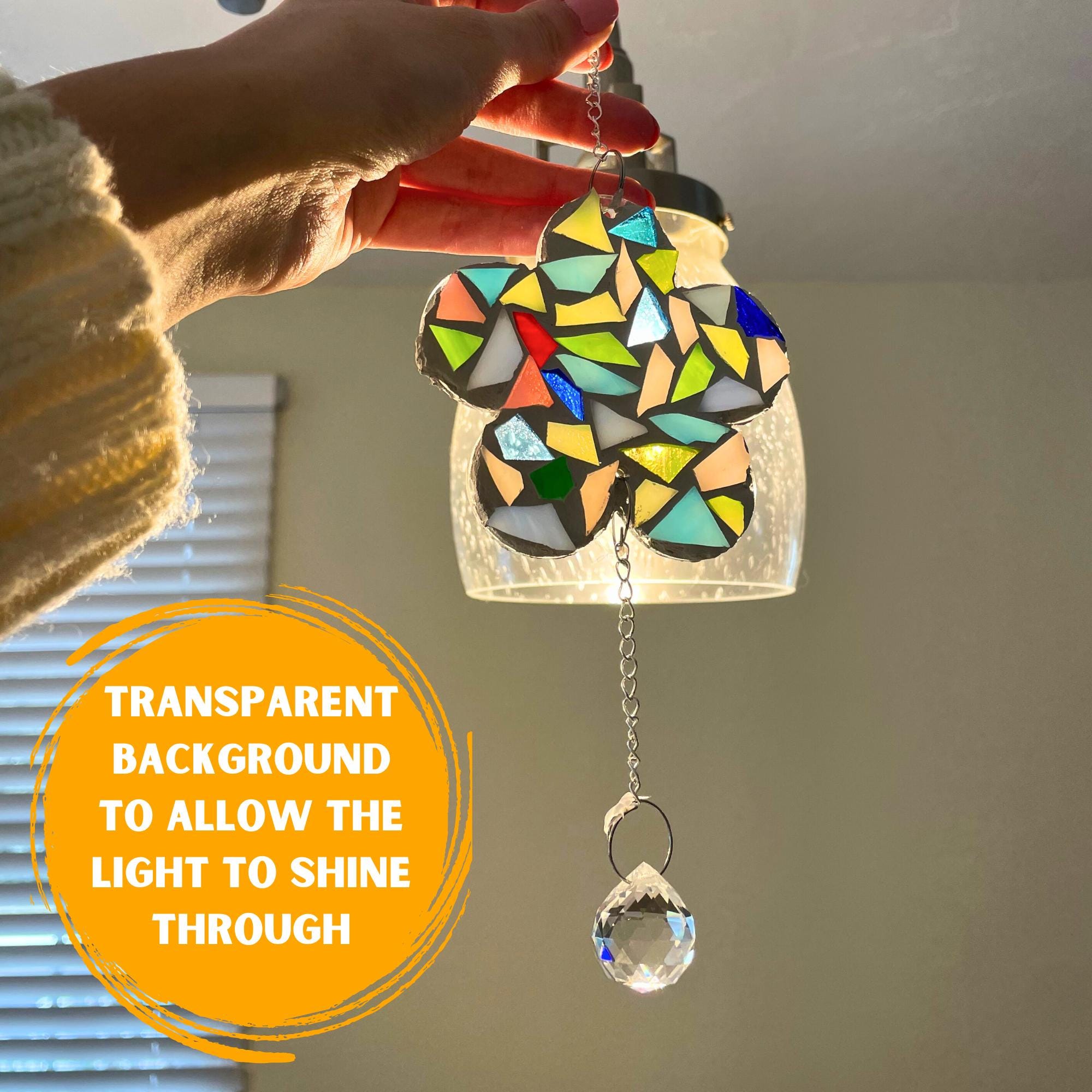 DIY Stained Glass Mosaic Suncatcher Kit: Adult Craft Kit - Etsy