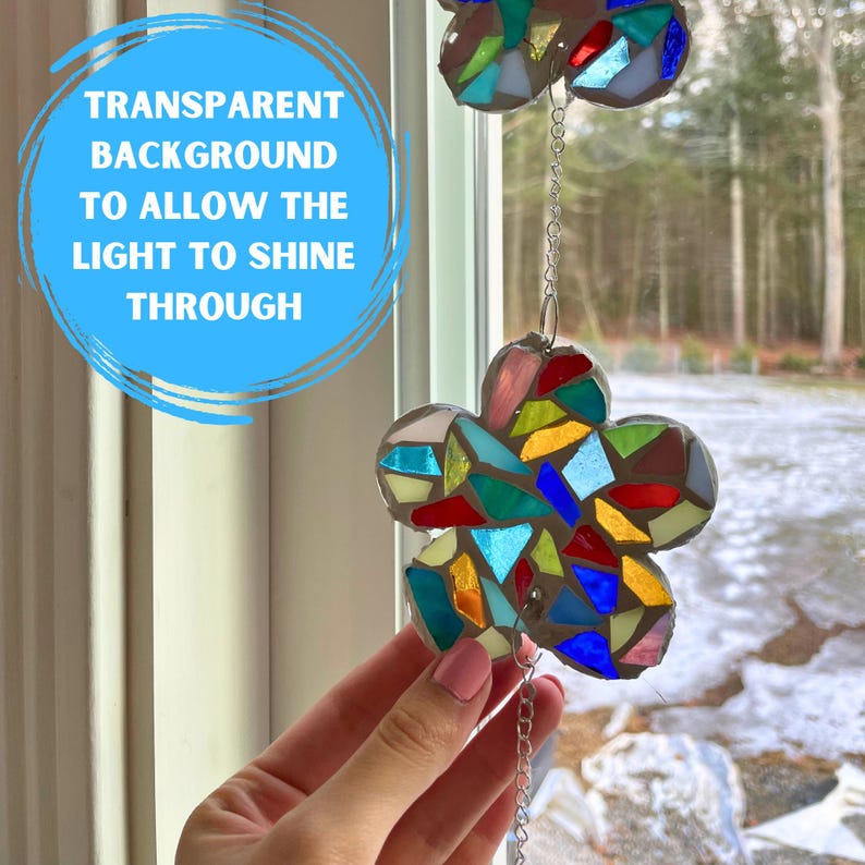 DIY Stained Glass Mosaic Suncatcher Kit: Adult Craft Kit - Etsy