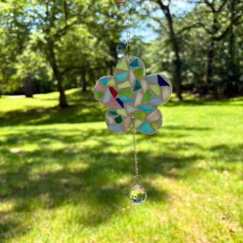 DIY Stained Glass Mosaic Suncatcher Kit: Adult Craft Kit - Etsy