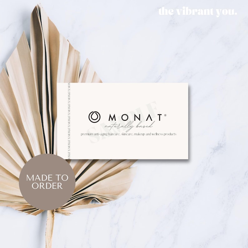 Personalized Monat Business Card With QR Code (digital Download) - Etsy