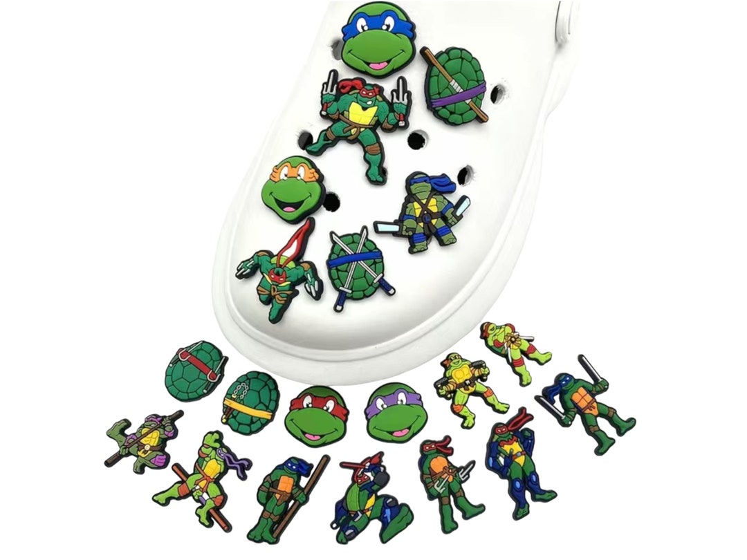 Ninja Turtles Shoes Charms, Teenage Mutant Croc Charms, Turtles Croc ...