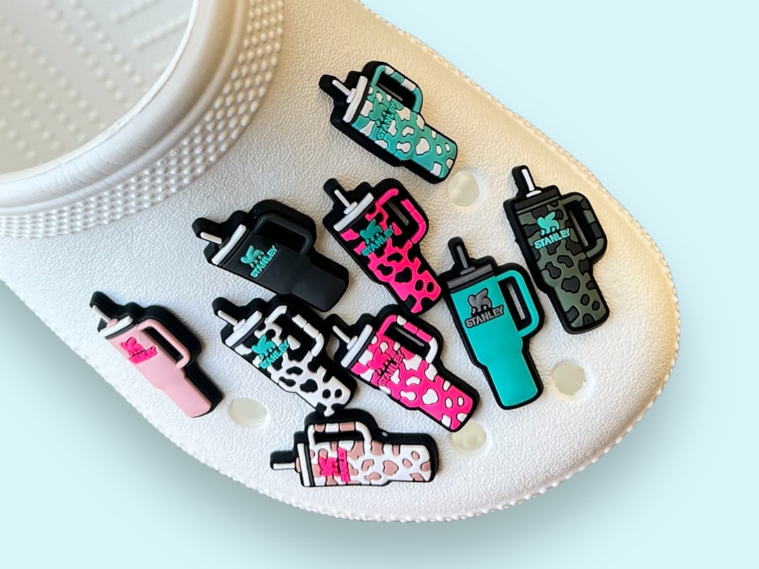 Tumbler Cup Shoe Charms, Drink Cup Shoe Charms, Stainless Steel Cup ...