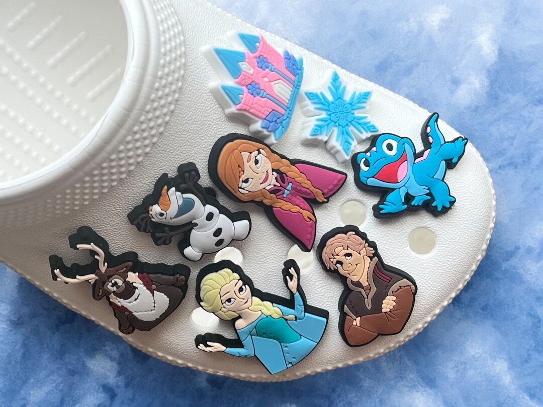 Frozen Shoe Charms, Ice Queen Croc Charms, Snowman Croc Charms ...