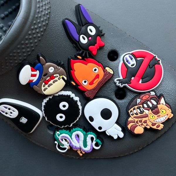 Japanese Anime Croc Charms - Etsy