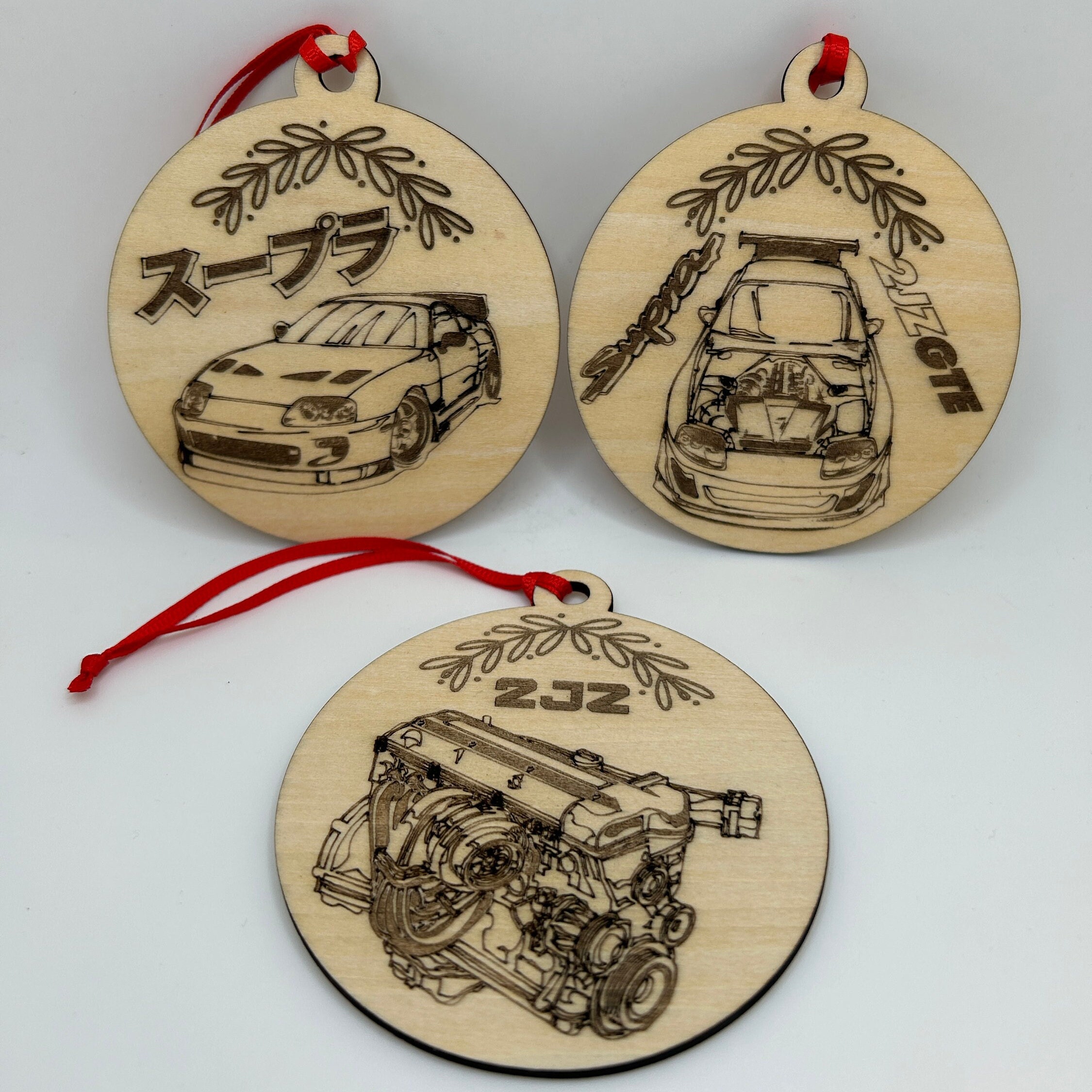 Toyota Supra Christmas Ornament Gift Decorations MK4 2JZ A80 - Etsy