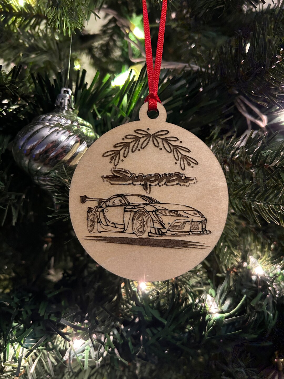 Toyota Supra Christmas Ornament Gift Decorations MK5 A90 - Etsy