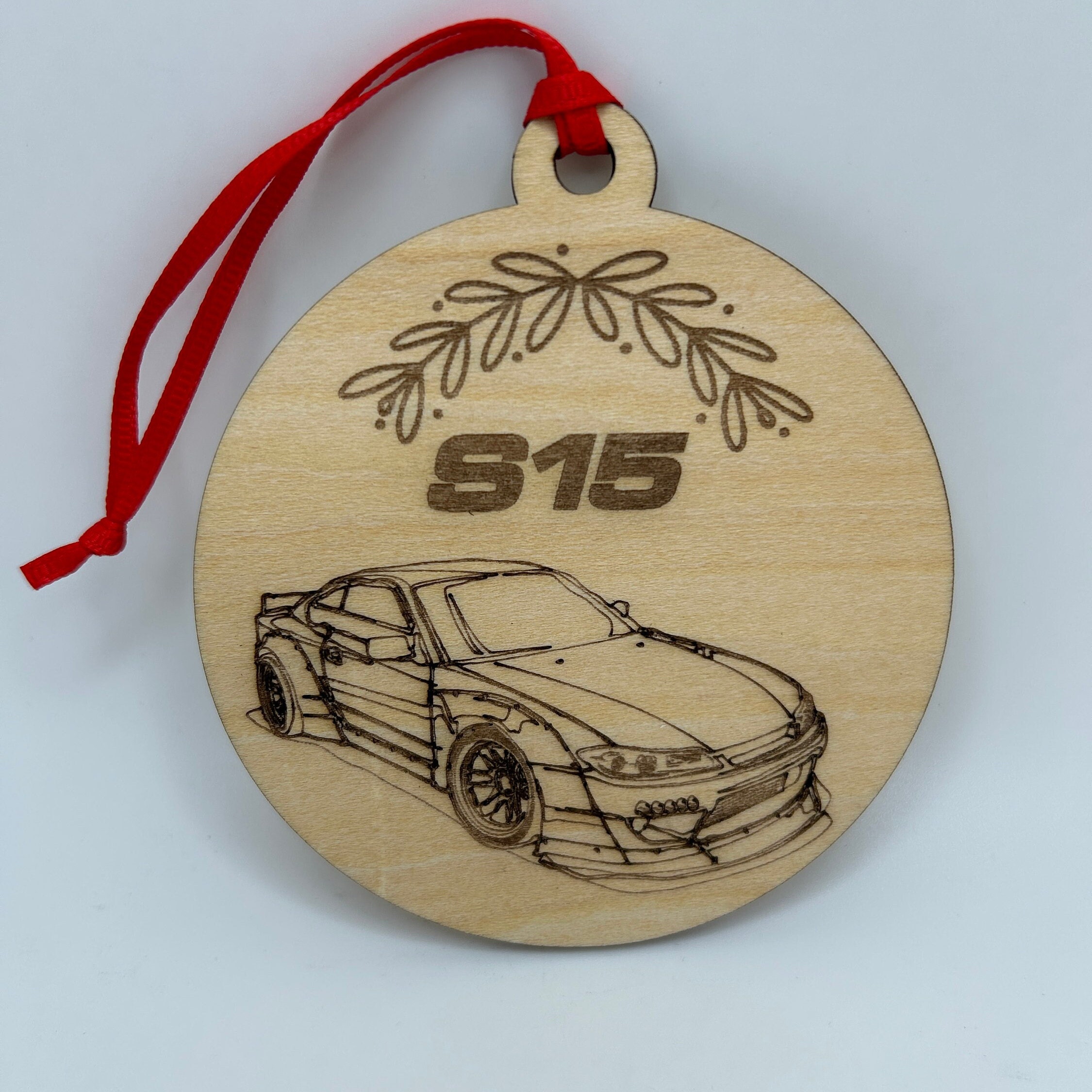 JDM Nissan 240SX Wooden Christmas Ornaments Decorations S Chassis S13 ...