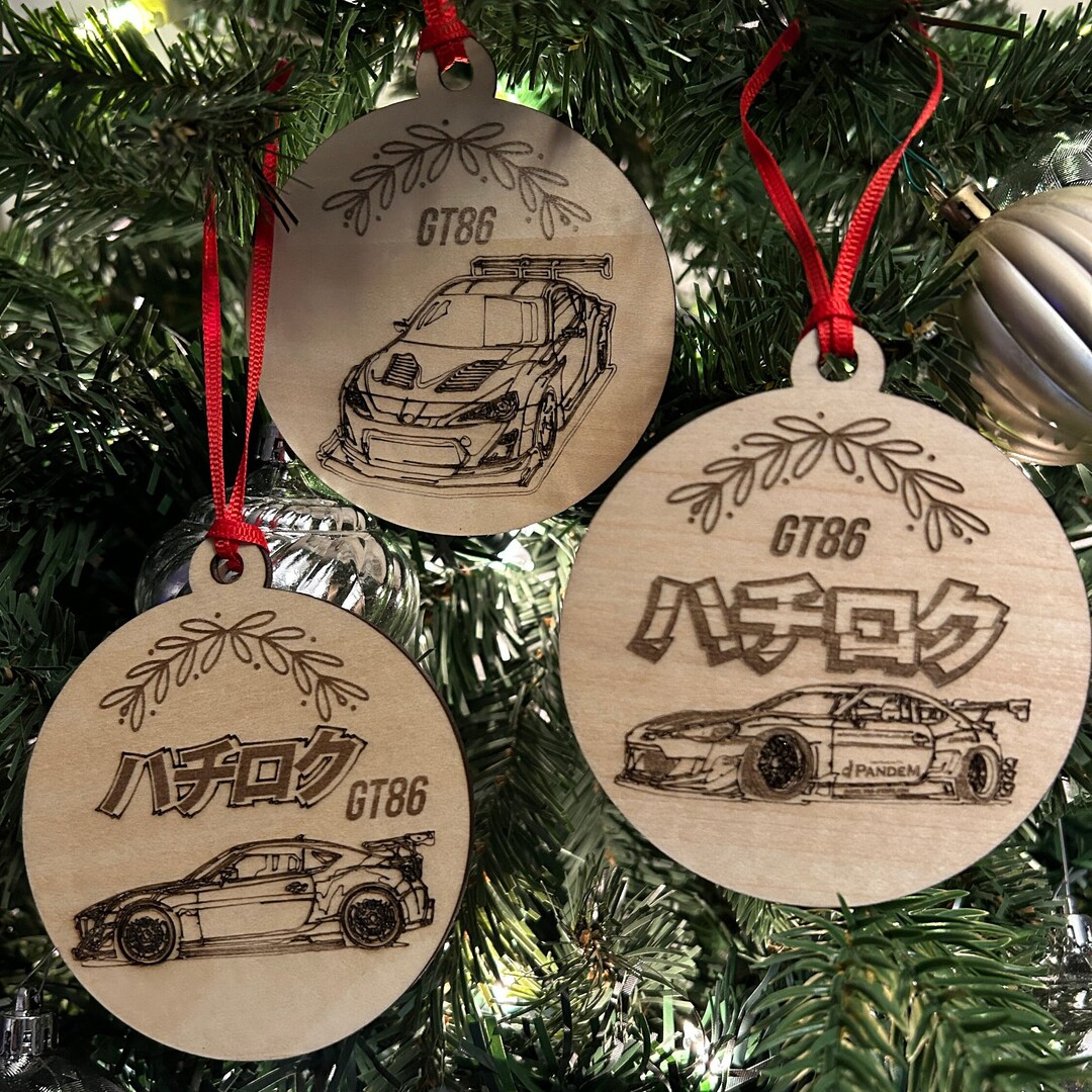 Toyota GT86 Christmas Ornament Decoration Gift FRS BRZ FT86 - Etsy