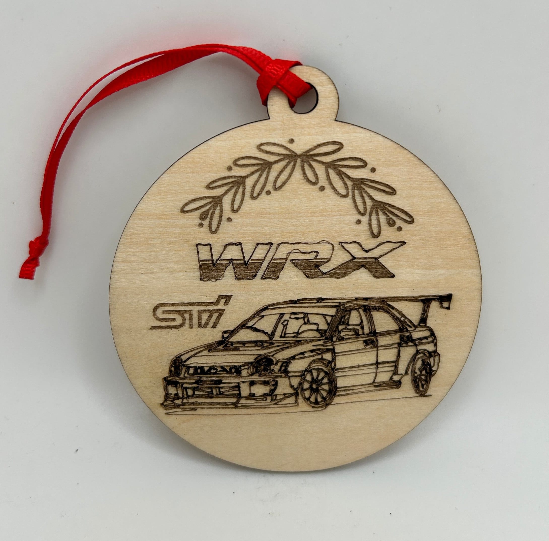 Subaru Christmas Ornament WRX STI Bug Eye Mean Eye Decorations GC8 Gift ...