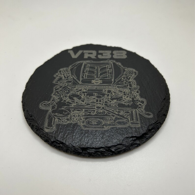 JDM Nissan Skyline R35 GTR VR38 Engine Coaster Slate - Etsy