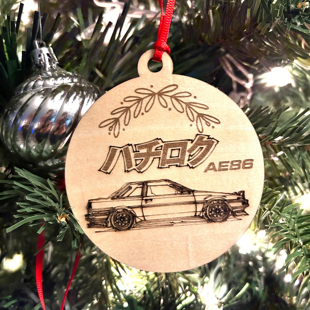 Toyota AE86 Hachi Roku Levin Coupe Drift Spec Christmas Ornament ...