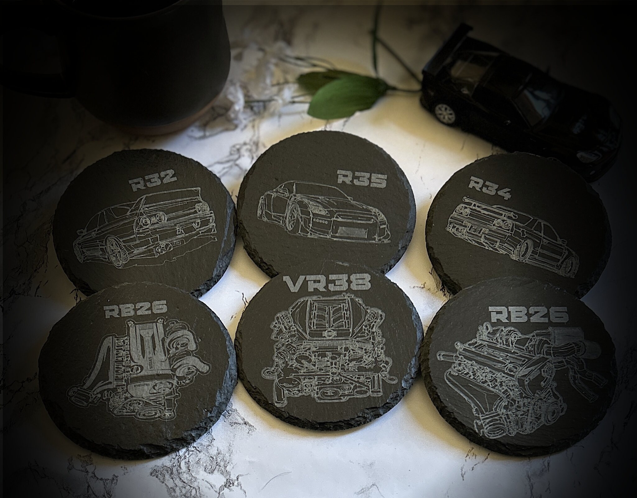 Nissan Skyline Coaster Gift R32 R34 R35 VR38 RB26 Engine JDM - Etsy