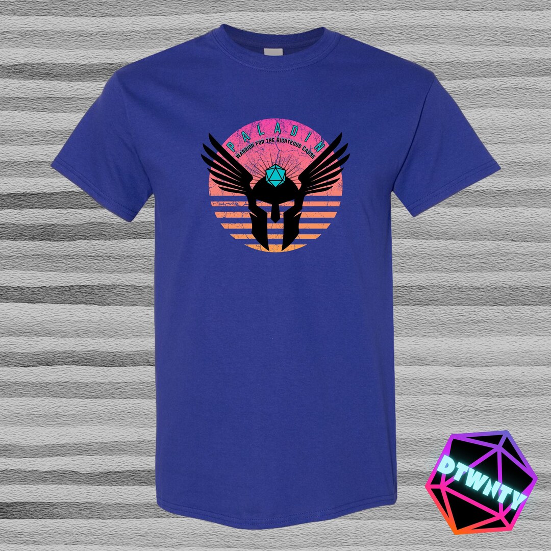Dnd Paladin Sunset Tee Shirt, Dungeons and Dragons Unisex T-shirt ...