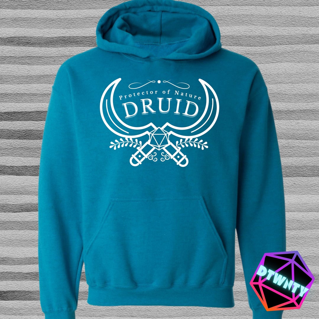 Dnd Druid Hooded Sweatshirt Dungeons and Dragons Unisex - Etsy