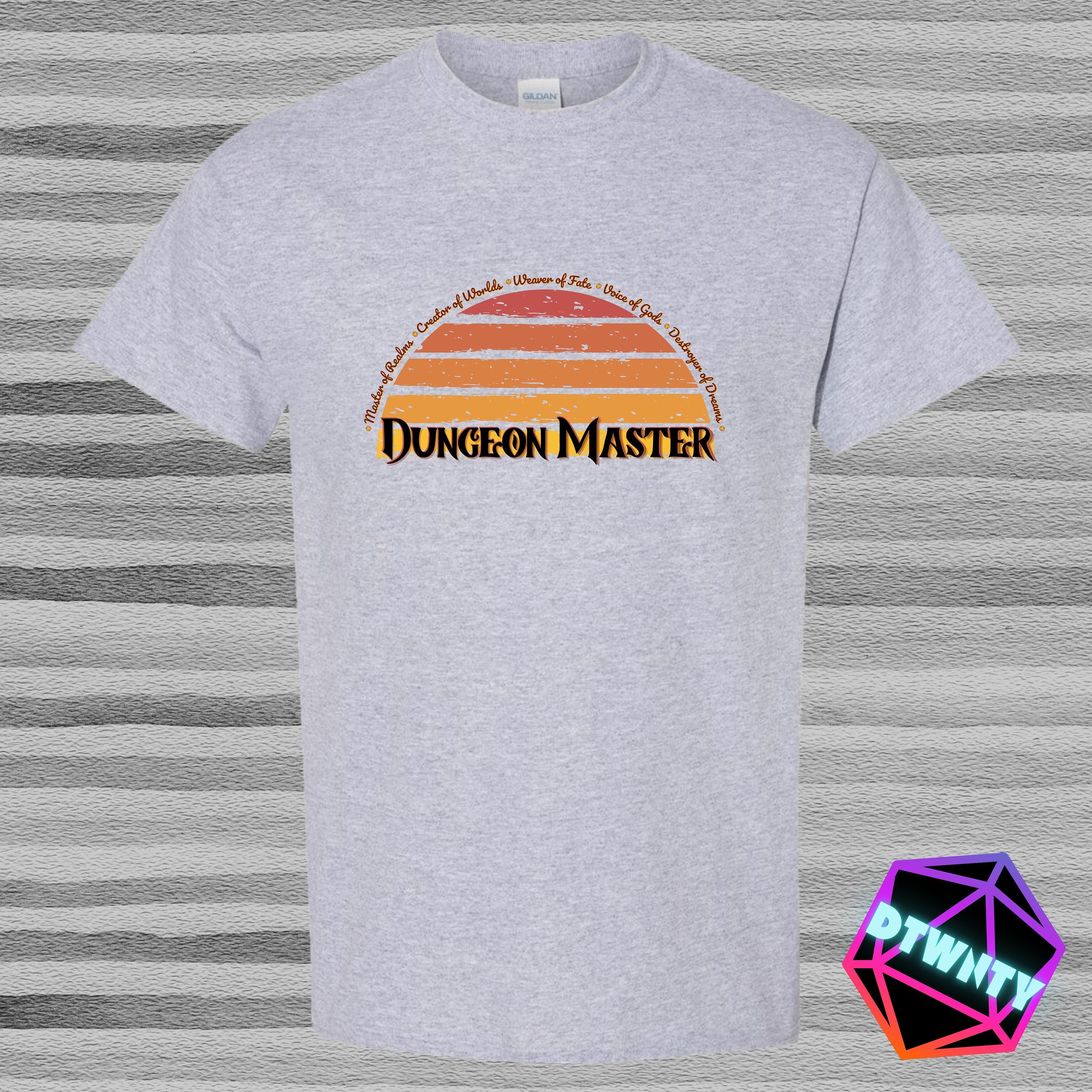 Dnd Retro Dungeon Master Tee Shirt, Unisex Dungeons and Dragons Tshirt ...