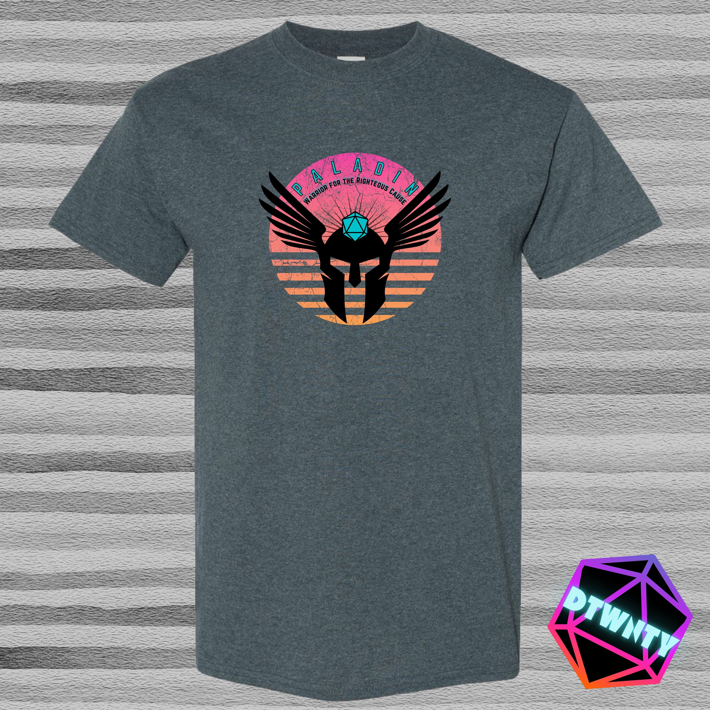 Dnd Paladin Sunset Tee Shirt, Dungeons and Dragons Unisex T-shirt ...