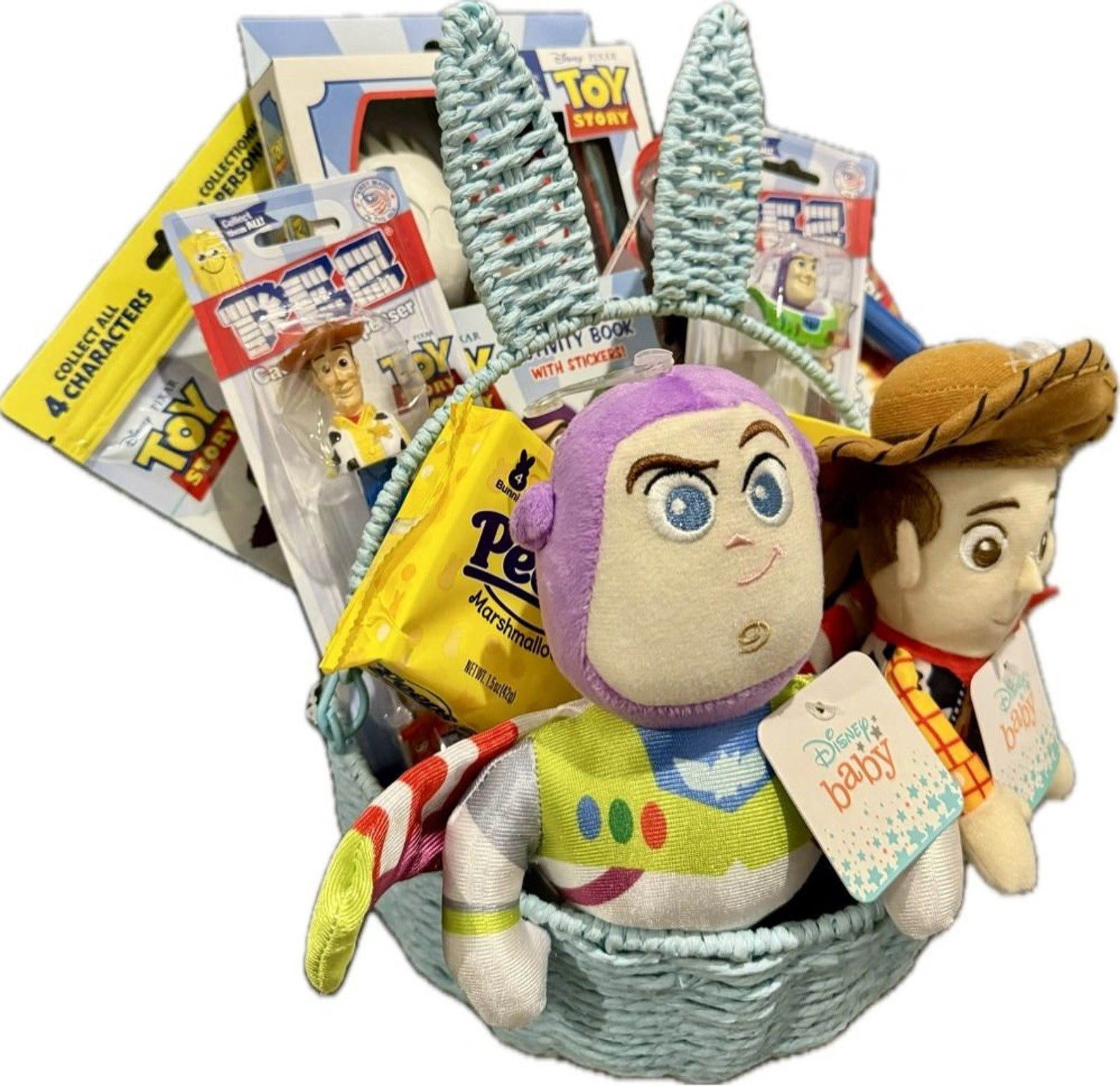 Toy Story Item Bundle in Pre Filled Easter Basket With Candy - Woody ...