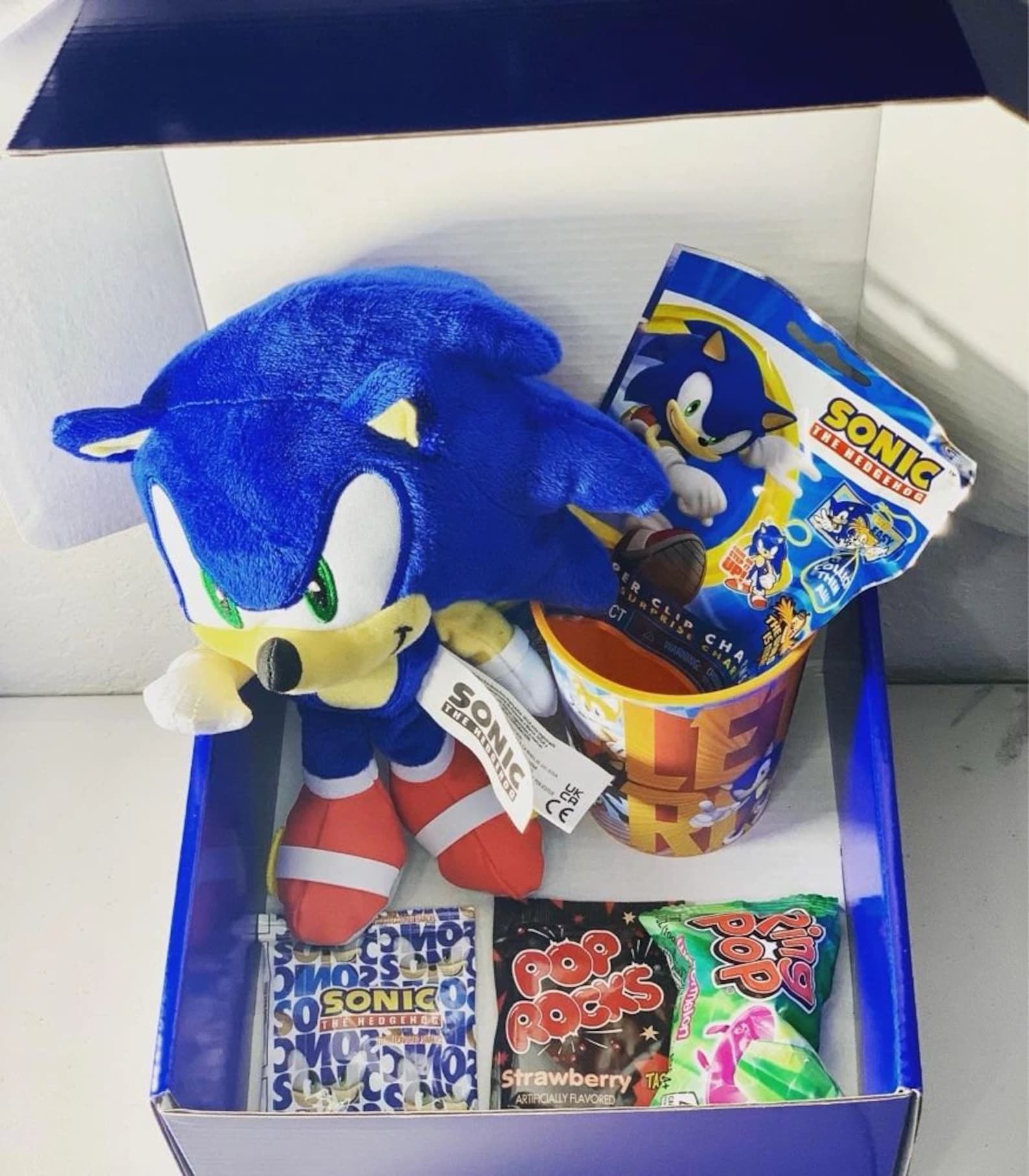 Sonic Item Bundle in Gift Box - Unique Gift for Teen, Tween, Kid, Boy ...