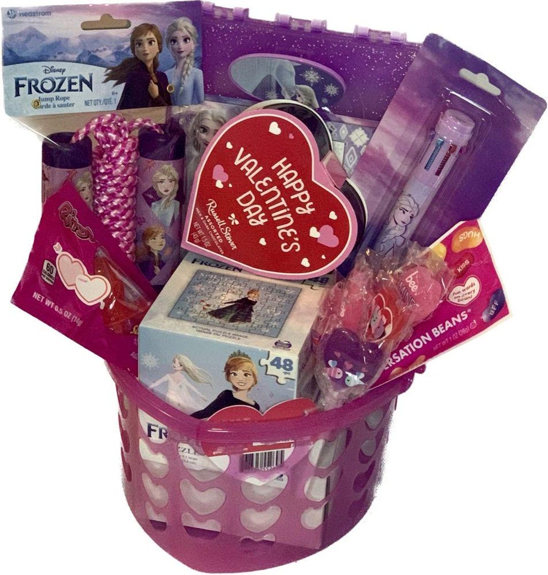 Frozen Valentine’s Gift Basket - Etsy