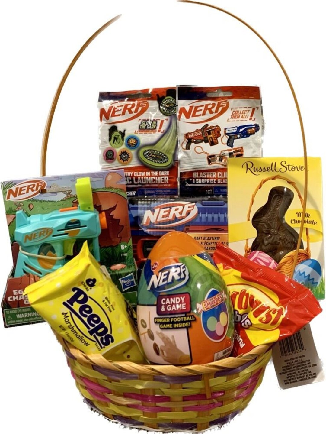 Nerf Item Bundle in Gift Basket - Etsy