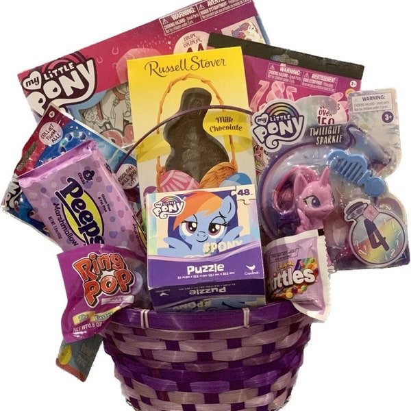 My Little Pony Easter Basket - Etsy