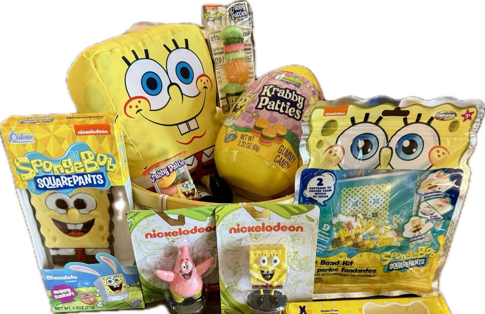Spongebob Item Bundle in Gift Basket - Unique Gift for Teen, Tween, Kid ...