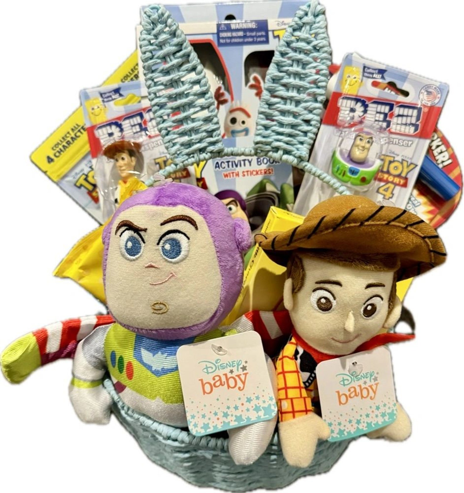Toy Story Item Bundle in Pre Filled Easter Basket With Candy - Woody ...