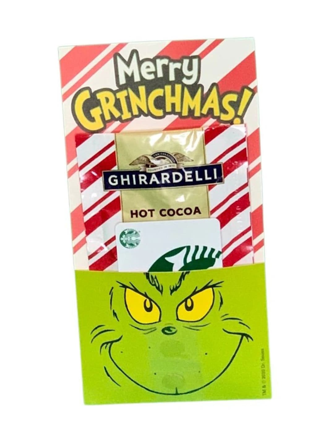 Grinch Hot Cocoa Gift Card Holder - Etsy