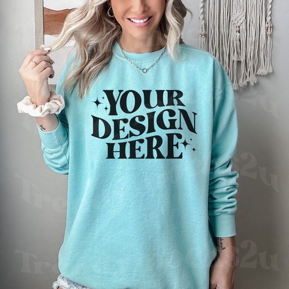 Comfort Colors Chalky Mint Sweatshirt