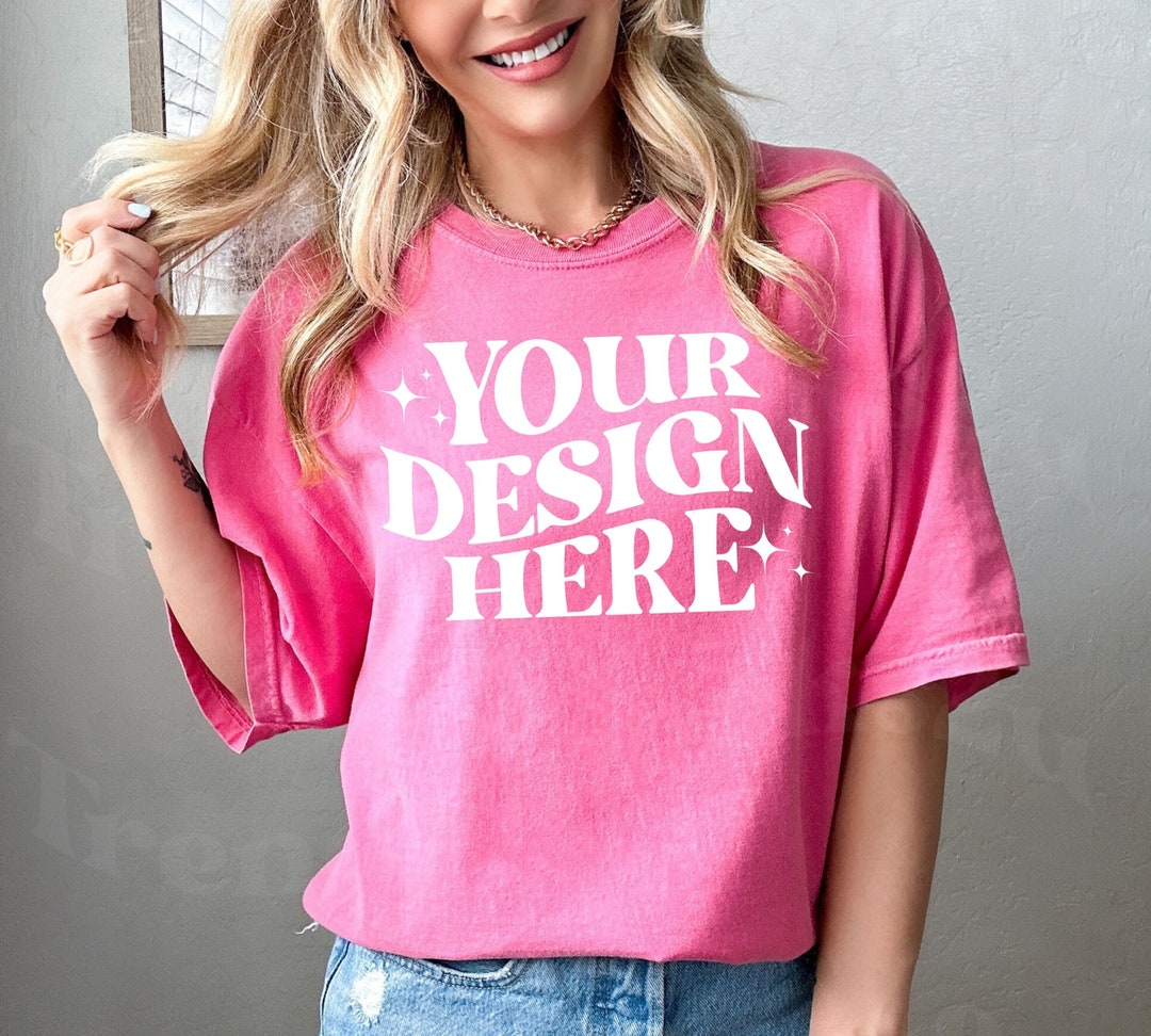 Comfort Colors Mockup, Crunchberry Shirt Mockup, Comfort Colors 1717 ...