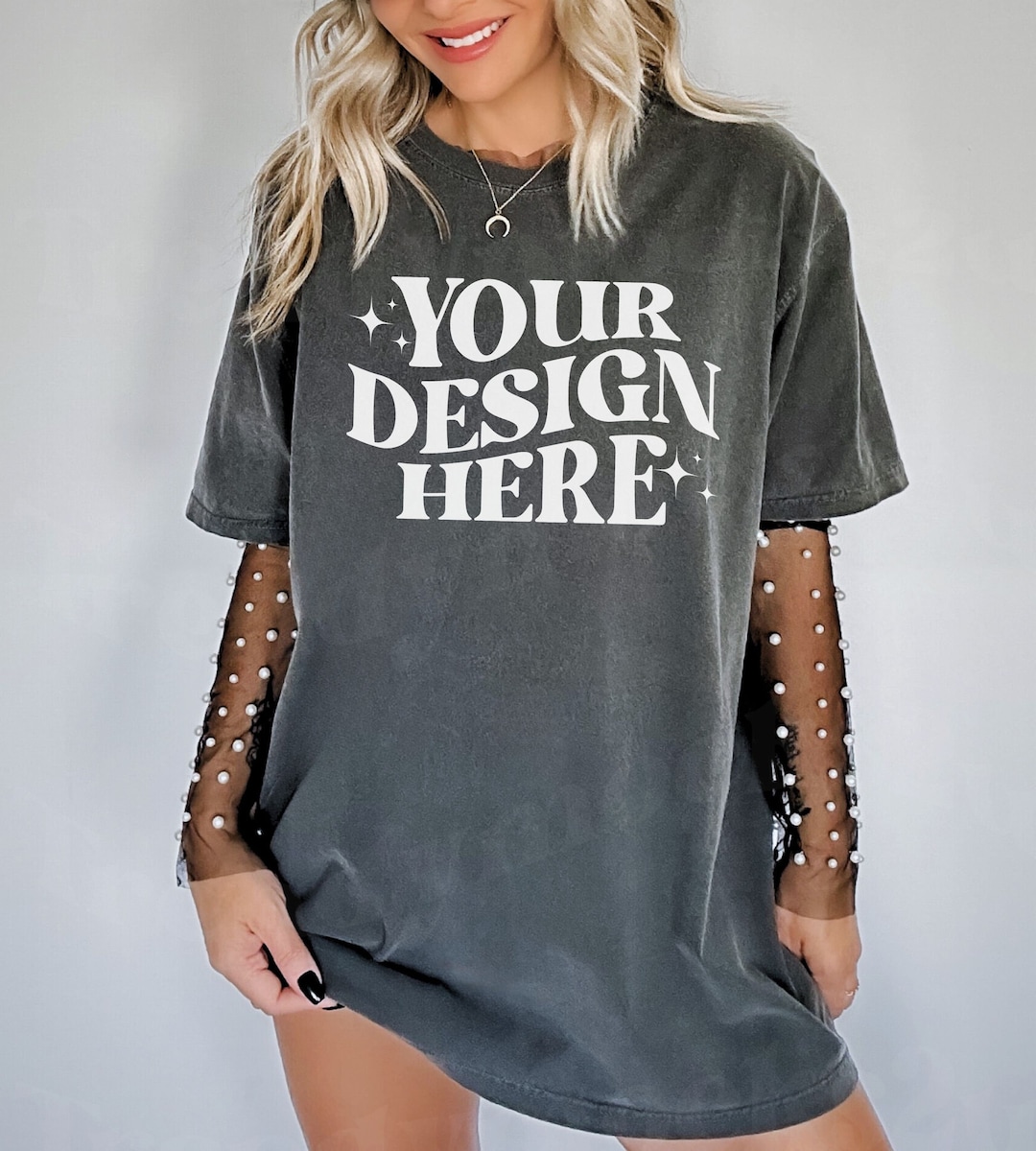 Pepper Comfort Colors 1717 Mockup, Comfort Color Western Mockup ...