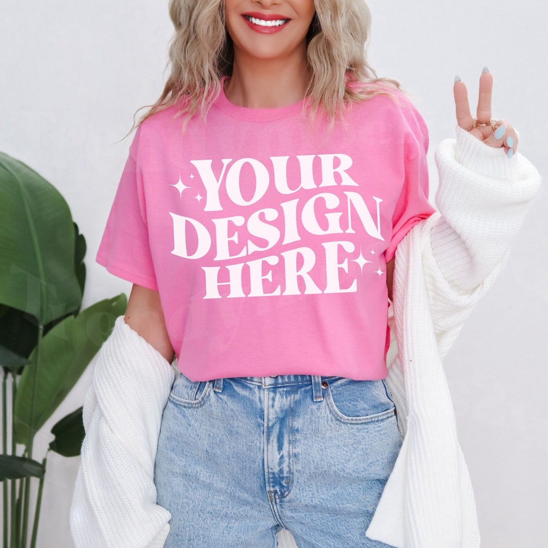 Gildan 5000 Azalea Shirt Mockup Gildan 5000 Mockup 5000 Azalea Mockup ...