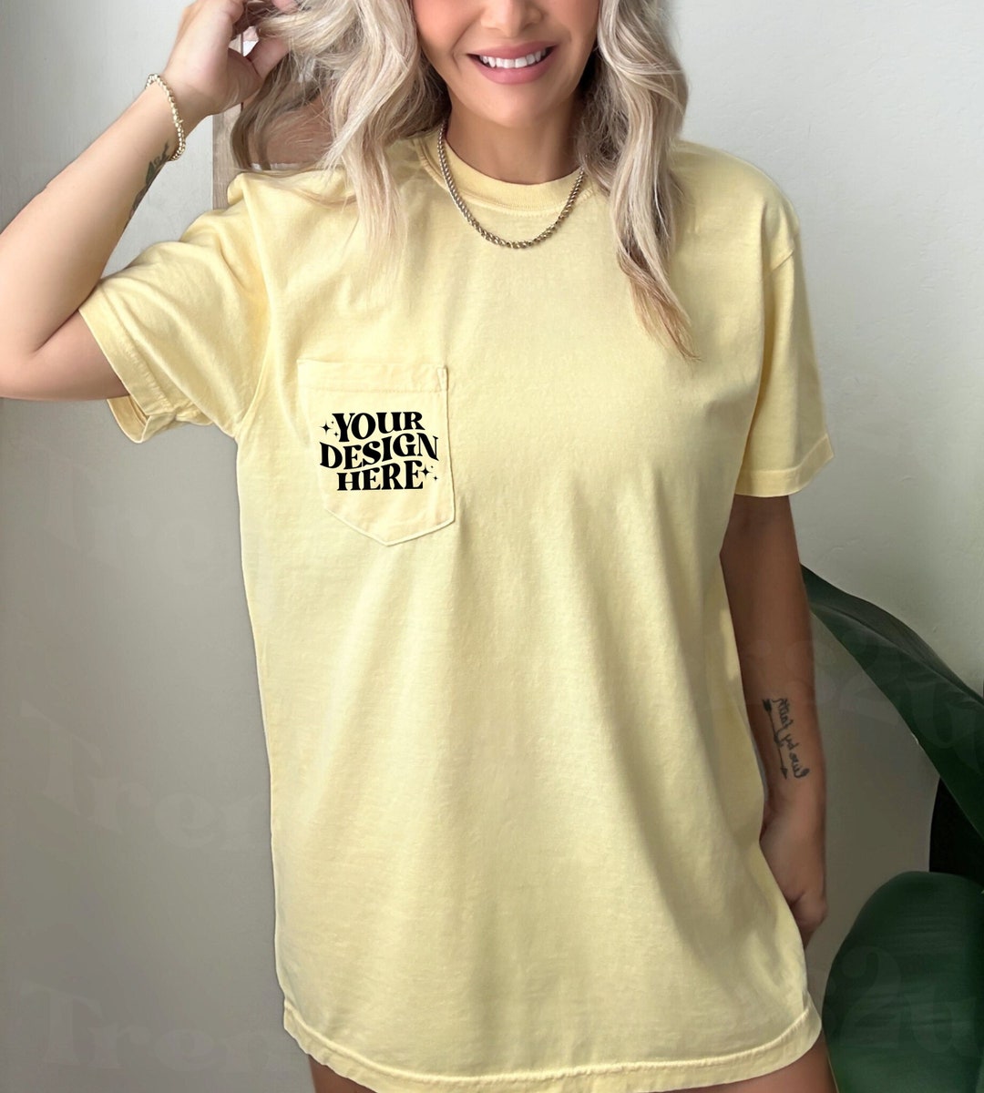 Butter Comfort Colors 6030 Mockup Comfort Colors 6030 Mockup - Etsy