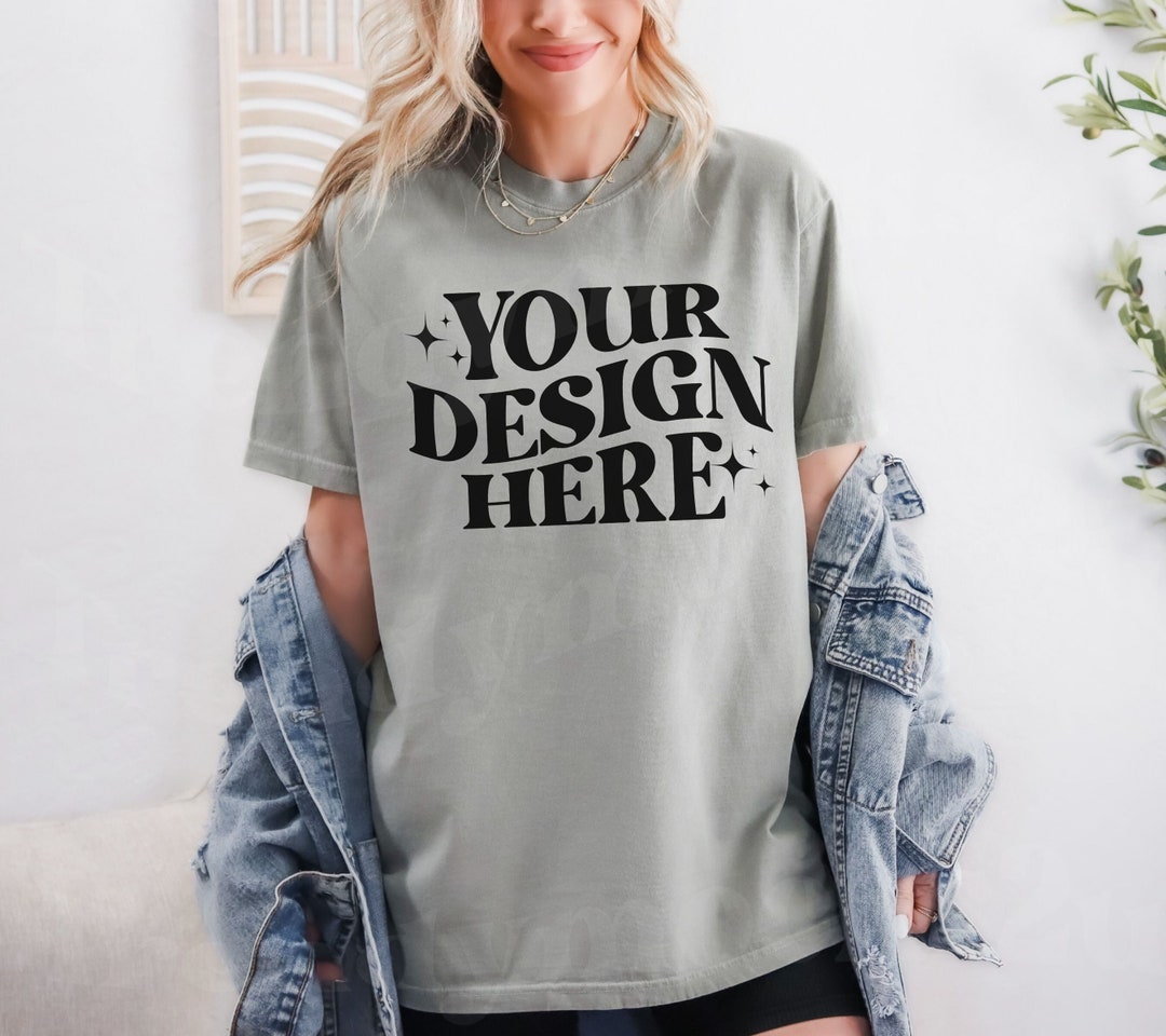 Sandstone Comfort Colors 1717 Mockup, Comfort Colors Mockup, 1717 Shirt ...