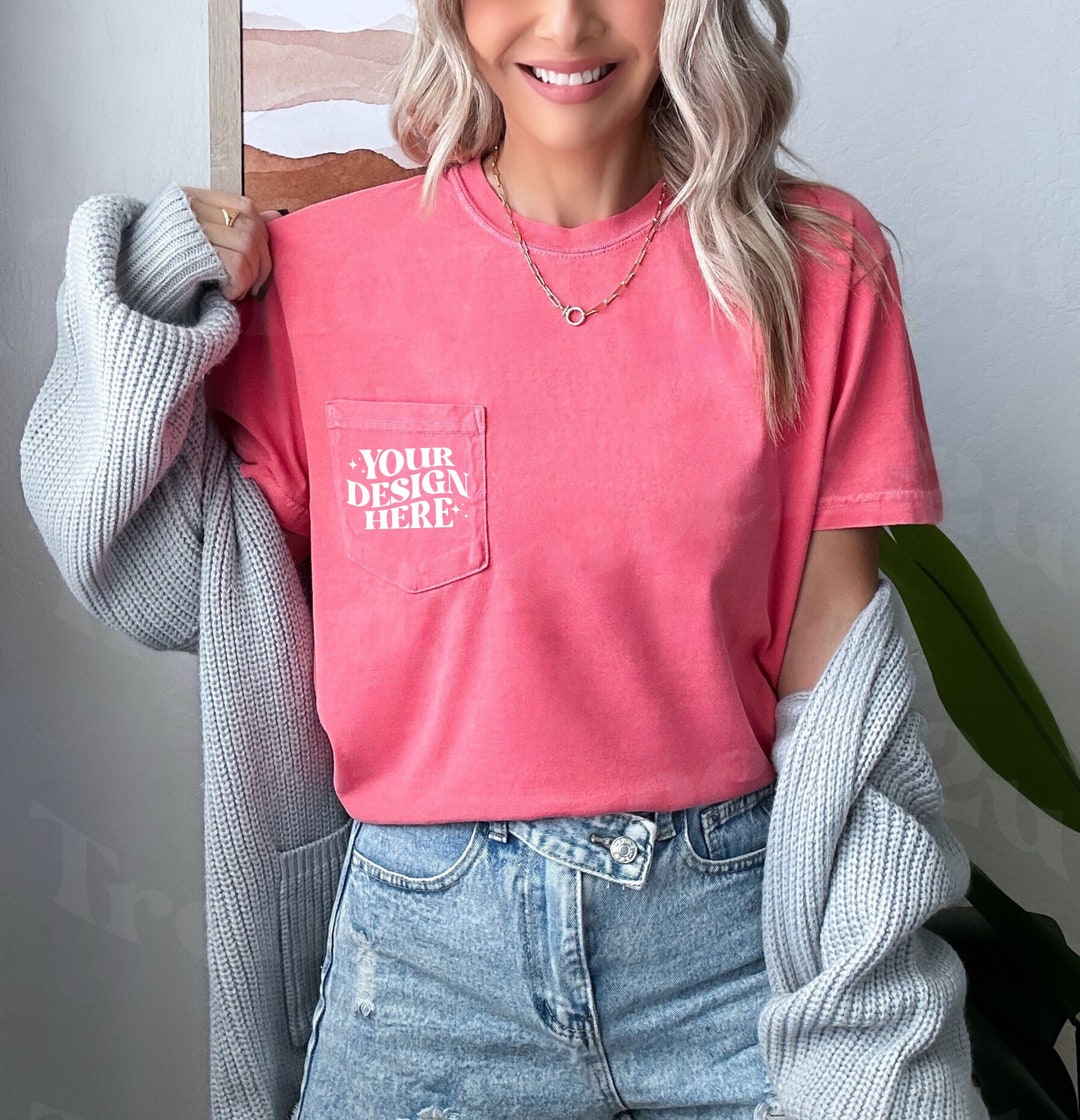 Watermelon Comfort Colors 6030 Mockup Comfort Colors 6030 - Etsy